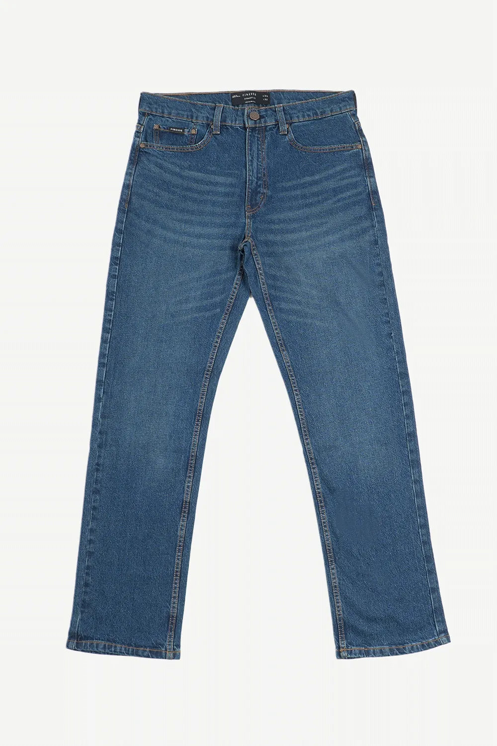 Finesse Straight-Fit Denim Pants